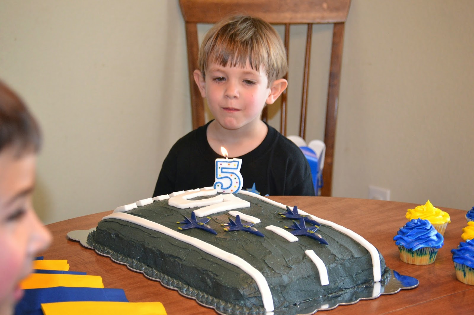 Momgineer Musings: Grayson's 5th Birthday Party - BLUE ANGELS Party!