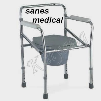 Sanes Medical: Kursi Toilet Duduk / Kloset BAB Portable Commode Chair SM