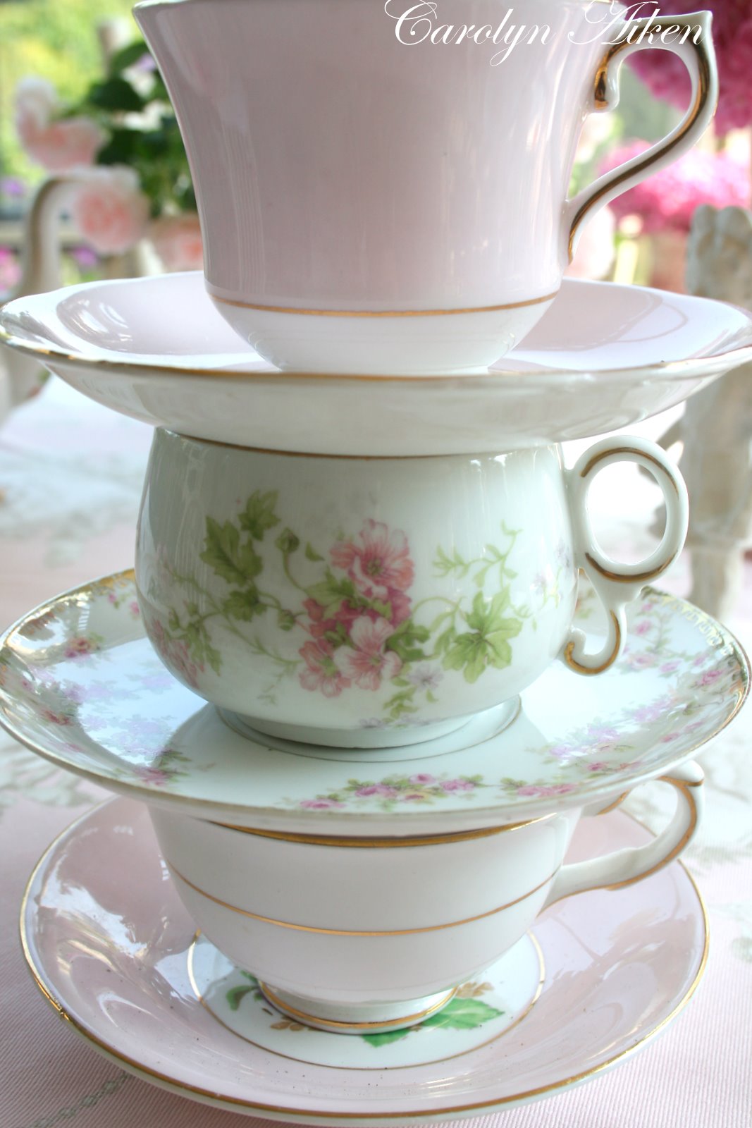 Aiken House & Gardens: Pink Dish Love!