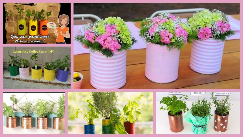 DIY Tin Can Planters : Growing Your Own Plants Was Never This Easy
