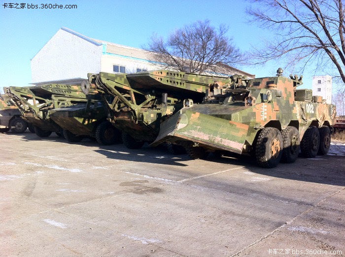 China Defense Blog: ZBL08 8x8 AFV family pic