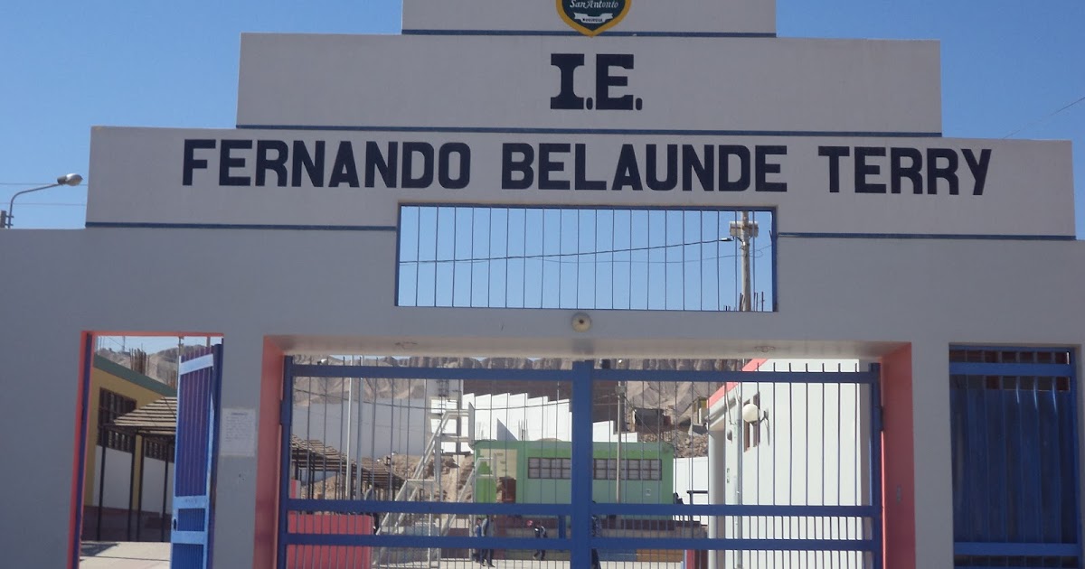 IE FERNANDO BELAUNDE TERRY - SAN ANTONIO-PRIMARIA: Reseña