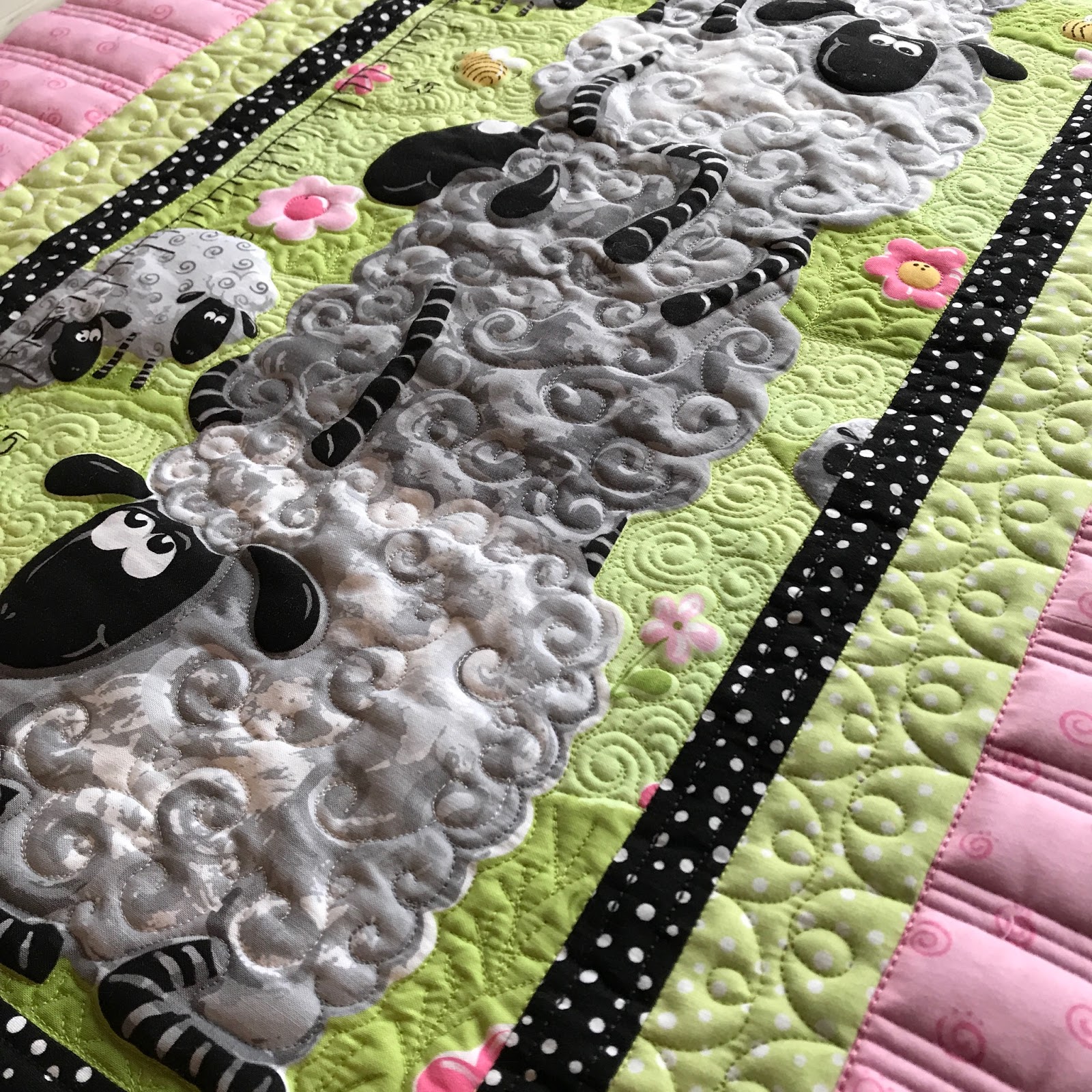 Karen's Quilts, Crows and Cardinals: 2019 Free Motion QAL: Part 2 ...