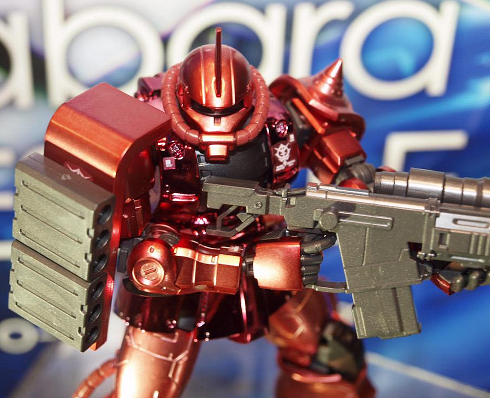 GUNDAM GUY: HG 1/144 Char's Zaku II [The ORIGIN] Metallic Ver. - On ...