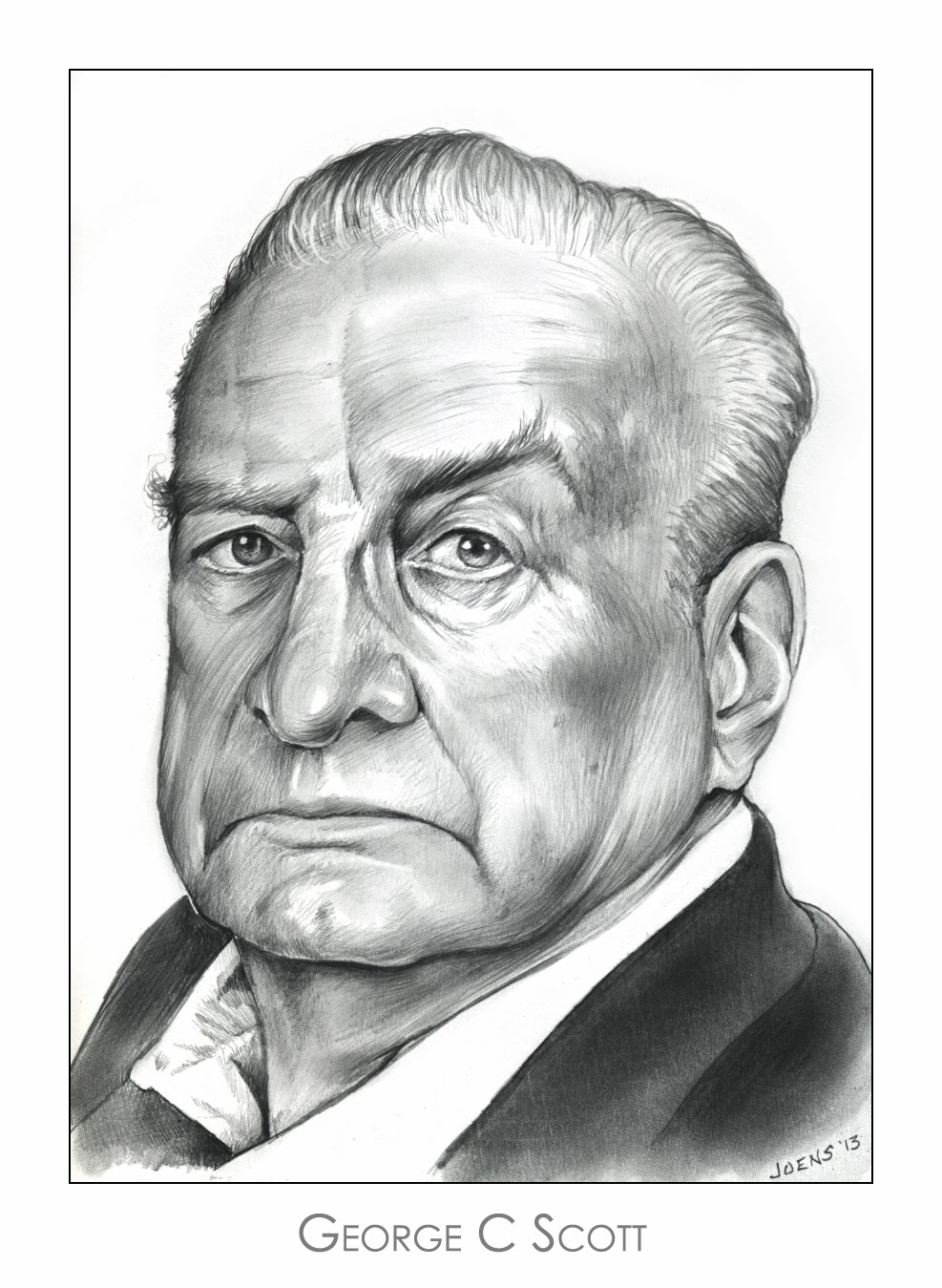 Sketch of the Day: George C Scott