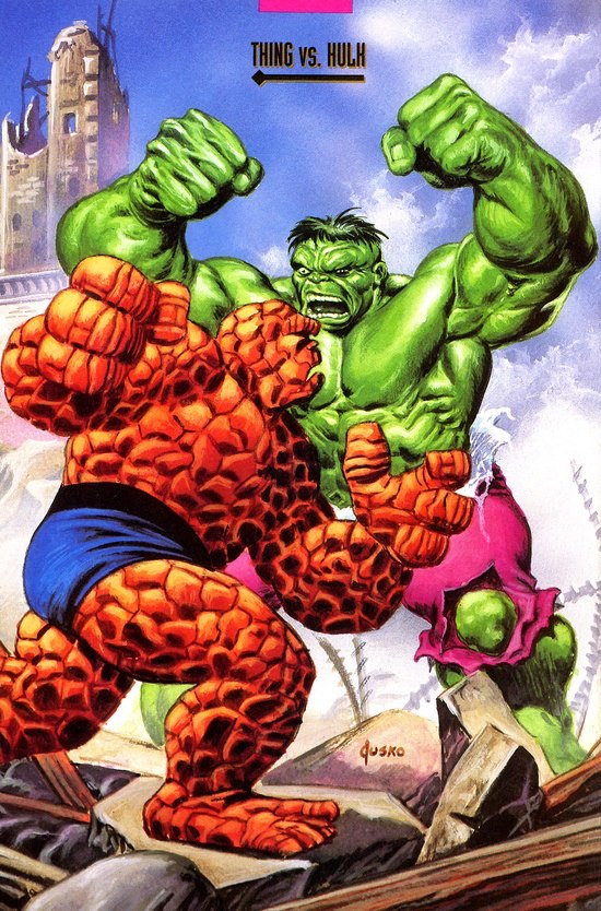 "Hero Envy" The Blog Adventures: HULK VS THING