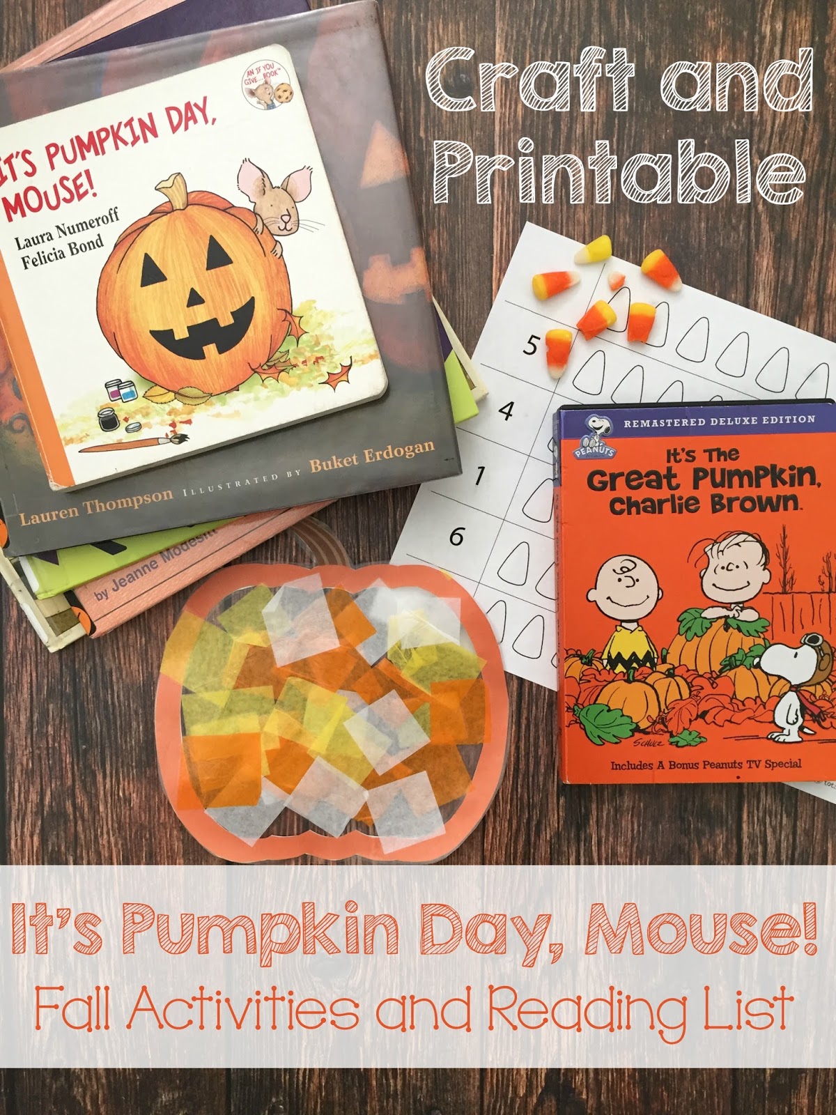 It's Pumpkin Day, Mouse! - Craft, Printable & Reading List | Wife Mommy ...