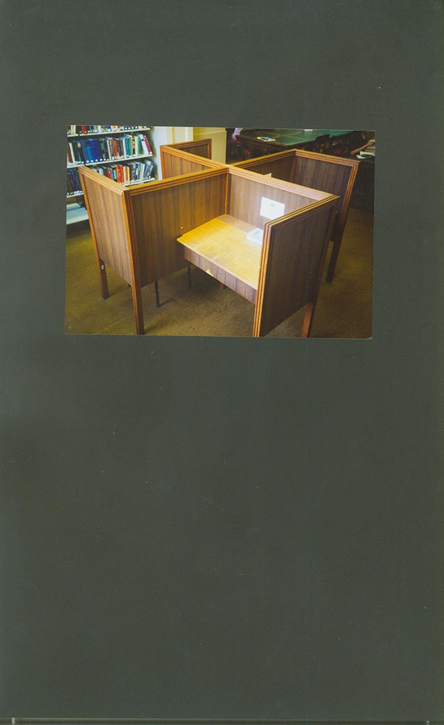 collected photographs: Swastika study desk, Melbourne State Library ...