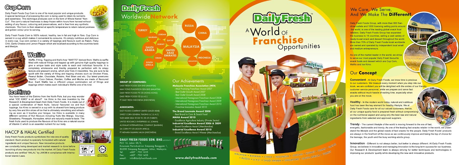 Daily Fresh's Franchise: Daily Fresh Franchise Brochures & Application Form