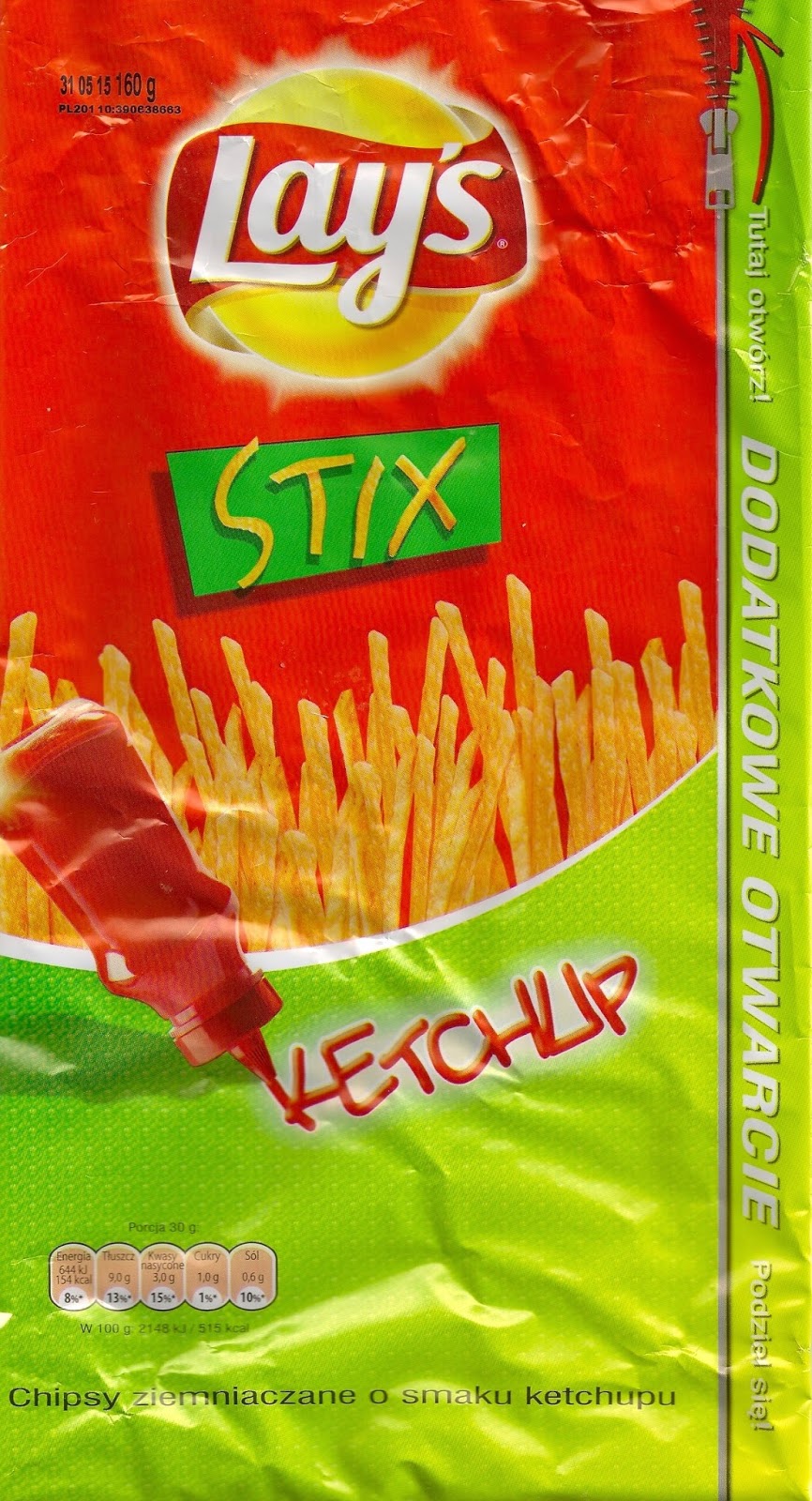 Cheeseburger Crisps & Other Stories: Lay's Stix Ketchup