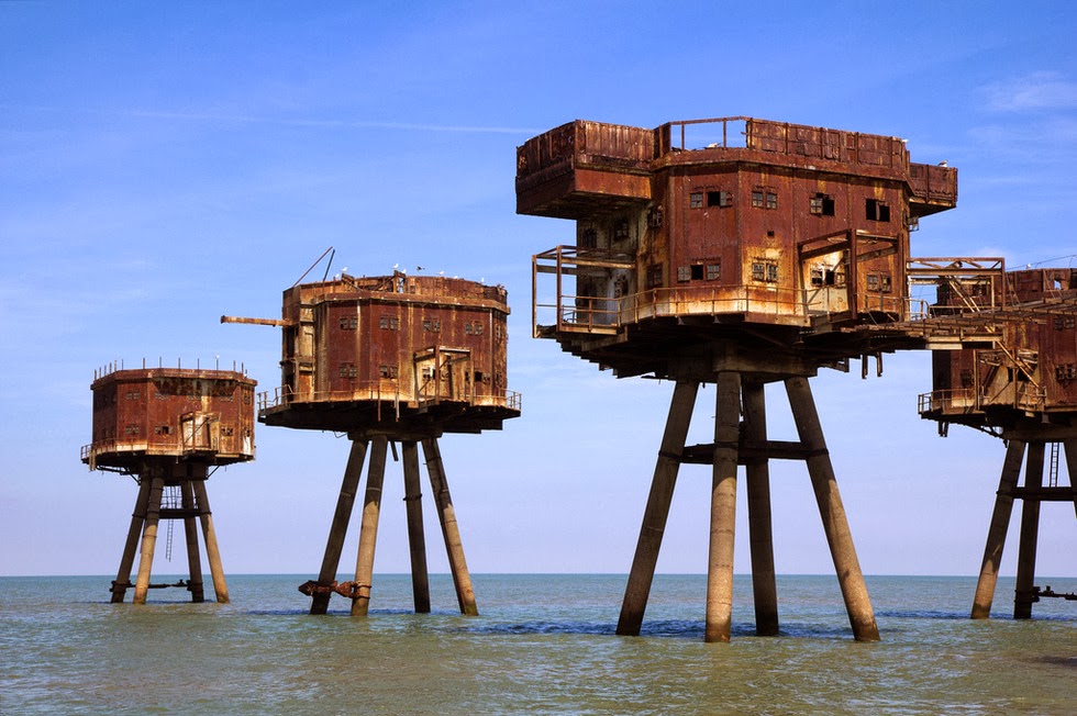 Deserted Places: Maunsell Forts: The abandoned sea forts from World War II