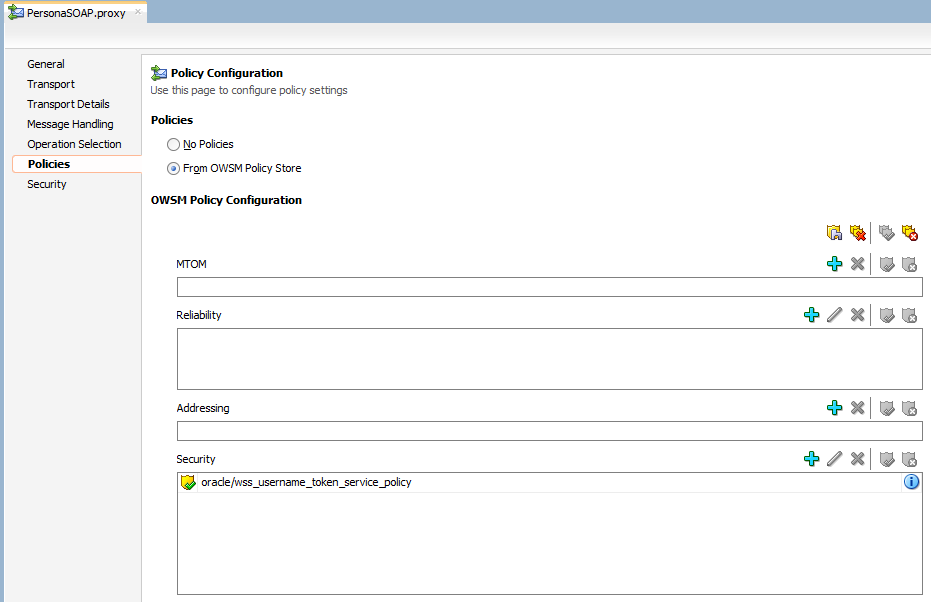 OWSM and WS-Security: Username Token Authentication for SOAP and REST ...