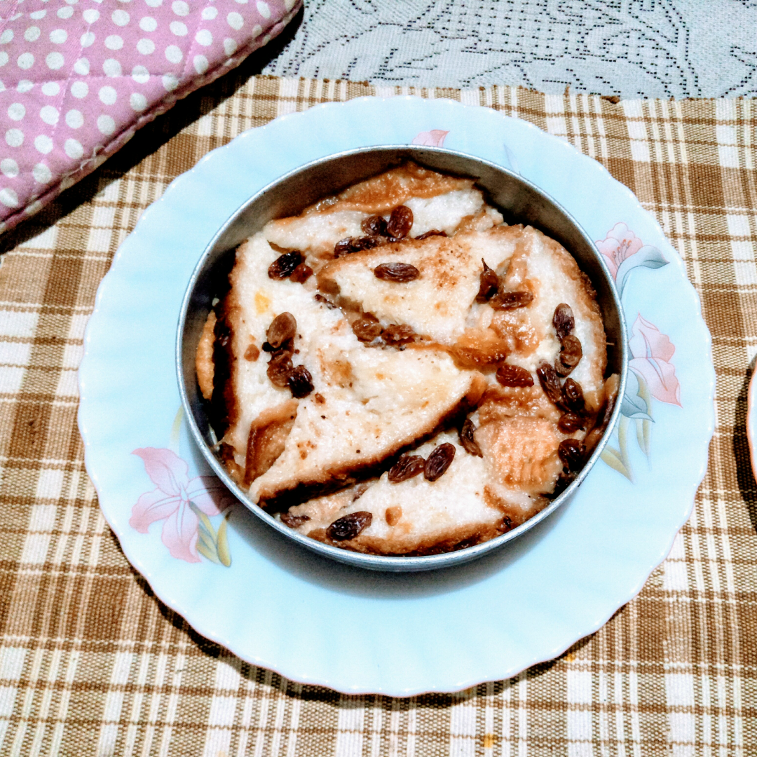 Pressure cooker bread and biscuit pudding recipe