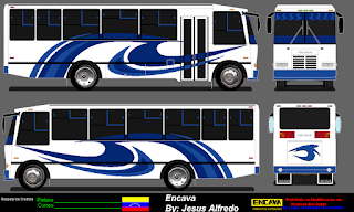 Diseños Autobuses Venezuela: Encavas Pintadas
