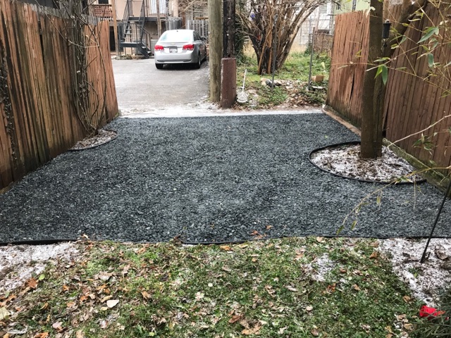 Custom Stoneworks & Design Inc.: Parking Pad Driveway in Baltimore