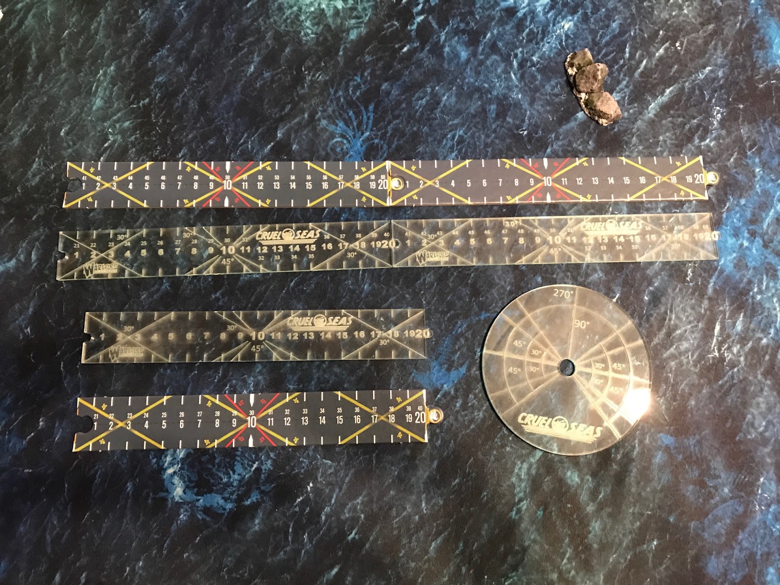 Tim's Tanks: Acrylic Movement Rulers - Cruel Seas & Blood Red Skies