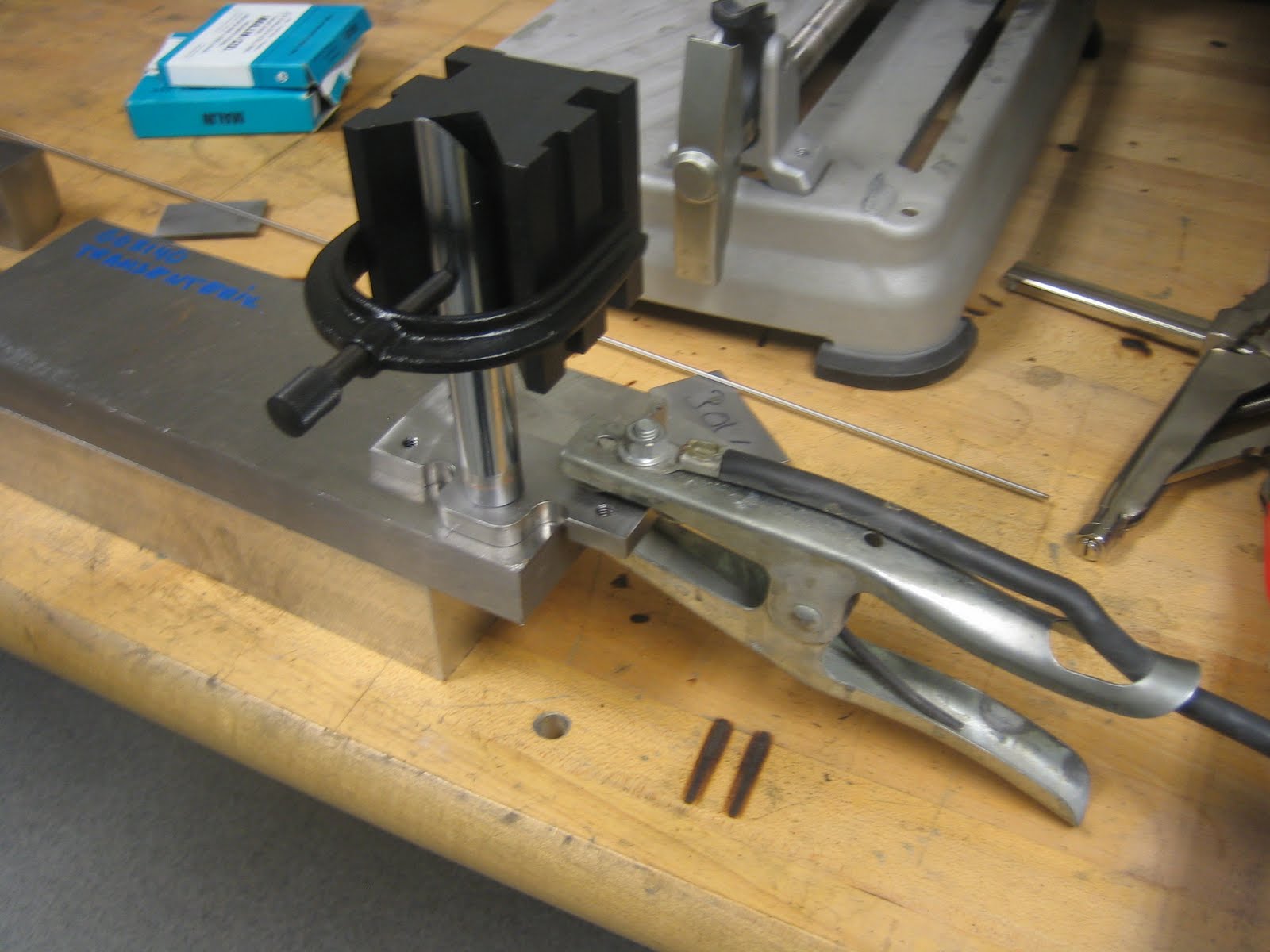 Bad Ass Moped: Welded Steering Column