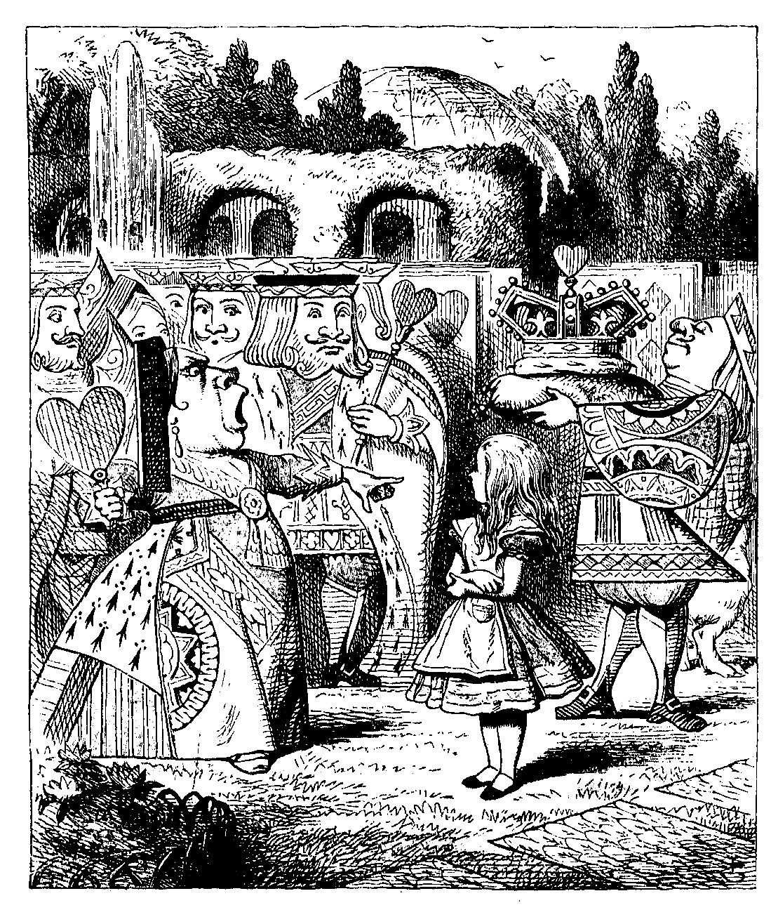 Digital Stamp Design: Alice in Wonderland Digital Stamp: Alice Meets ...