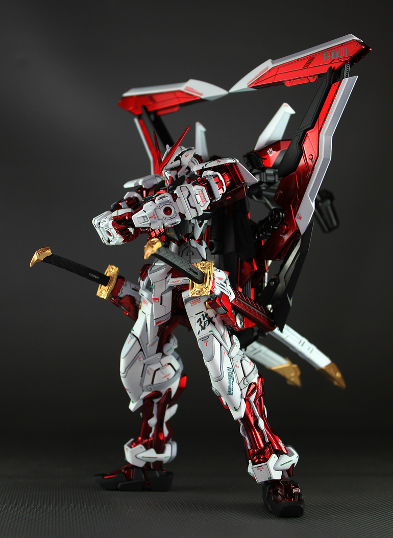 Painted Build: MG 1/100 Gundam Astray Red Frame Kai