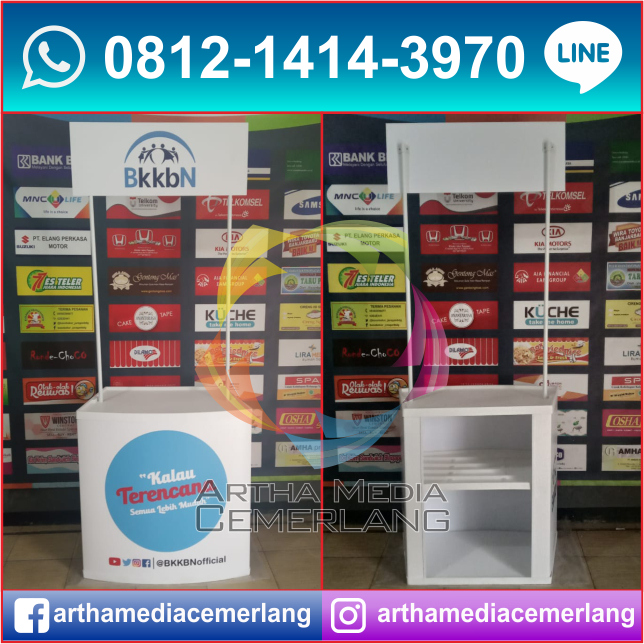 Meja Display Pameran, Meja Display Makanan, Meja Display Portable, Meja ...