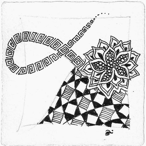 Zentangle with Ambler, Cyme and Juke