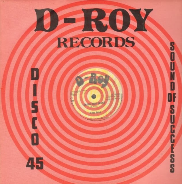 Reggae Label Art Archives: D-Roy Disco 45 Sleeve [1] UK 12"