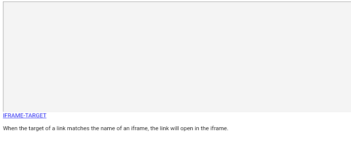 Simple Steps To Create Website Using Iframe As Target As Link