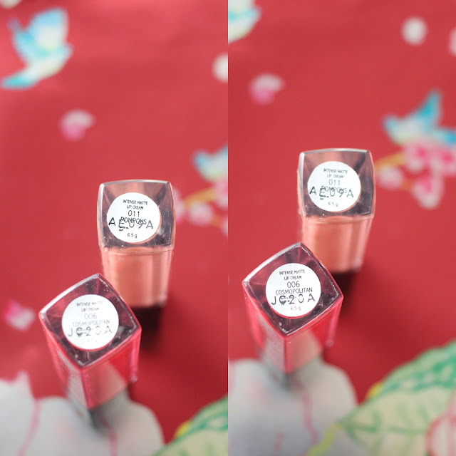 Makeover Intense Matte Lip Cream No. 011 Pompous & No. 006 Cosmopolitan ...