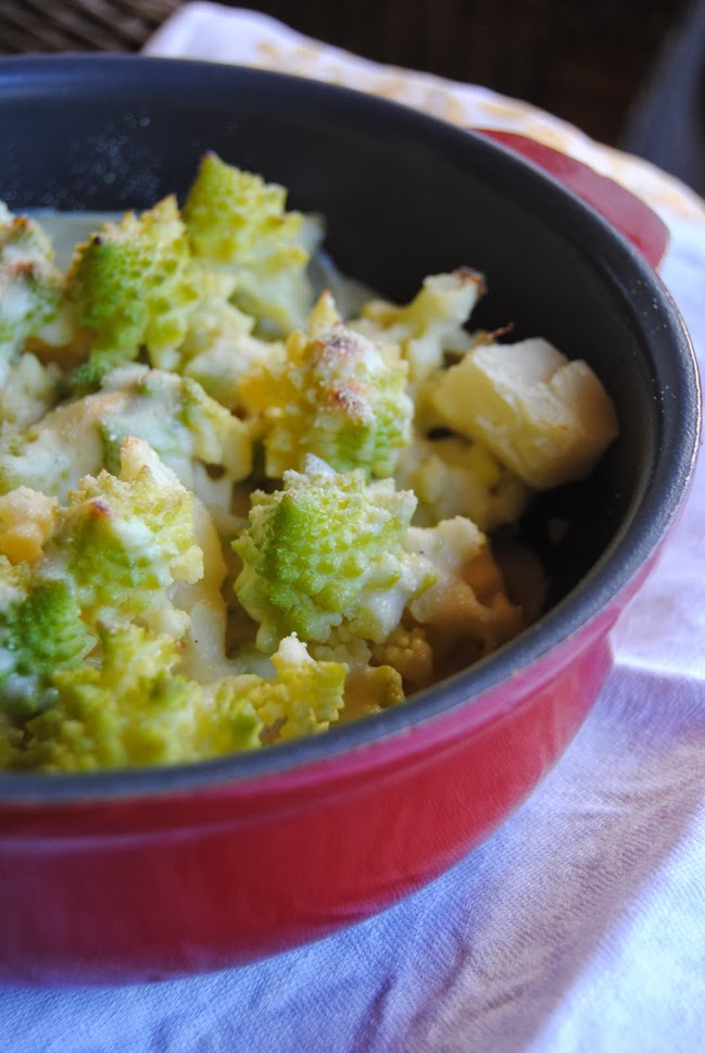 As nossas cozinhas: Couve romanesco no forno