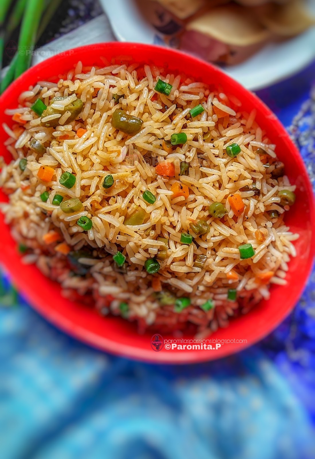 Schezwan Veg Fried Rice - Paromita's Passions