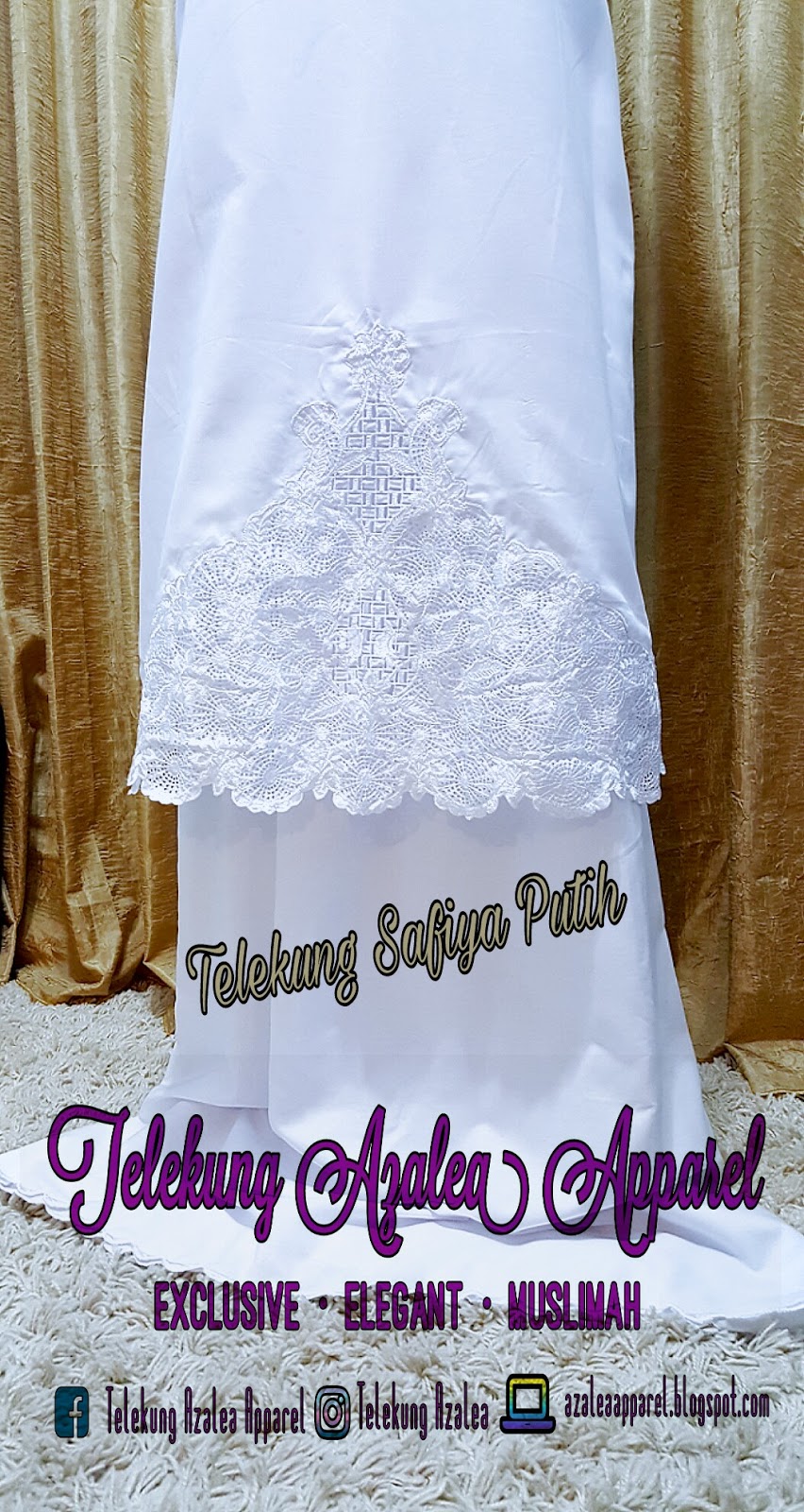 Telekung Solat Berkualiti, Murah dan Elegen: 2016