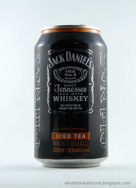 What I Drink At Home: Jack Daniel's Iced Tea Whiskey Beverage Review