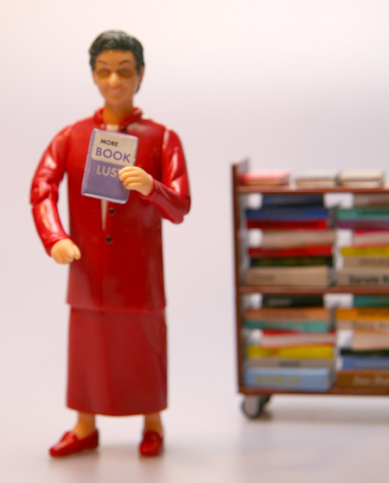 Plastic Heroines: Figure Review: Deluxe Librarian by Accoutrements