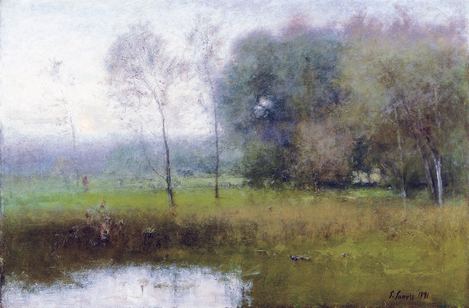 19th century American Paintings: George Inness, ctd