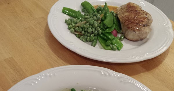 "So what are you making for dinner?": Pork Chops With Spring Vegetables ...
