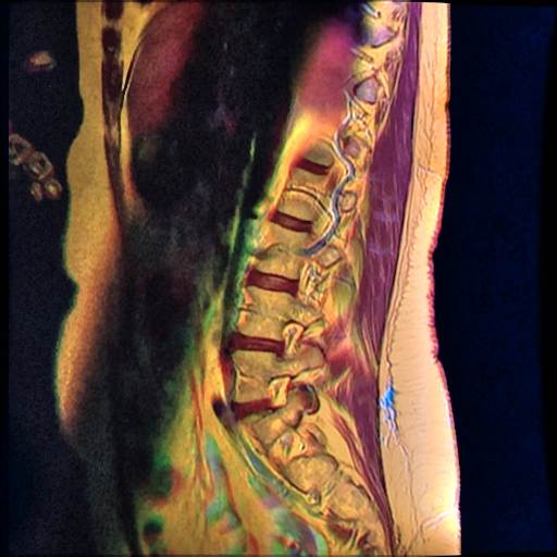 Nevit's blog: Color MRI of the Lumbar vertebrae