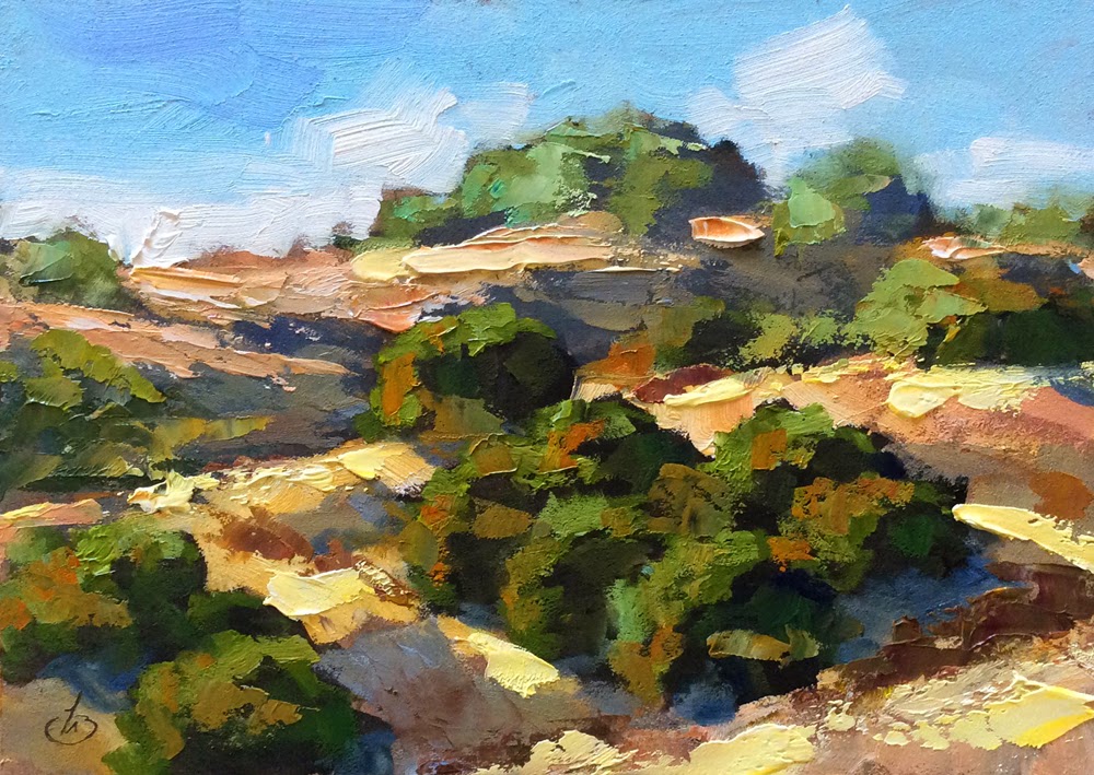 TOM BROWN FINE ART: $45 WINTER SNOW SCENE ORIGINAL OIL PAINTING by TOM ...