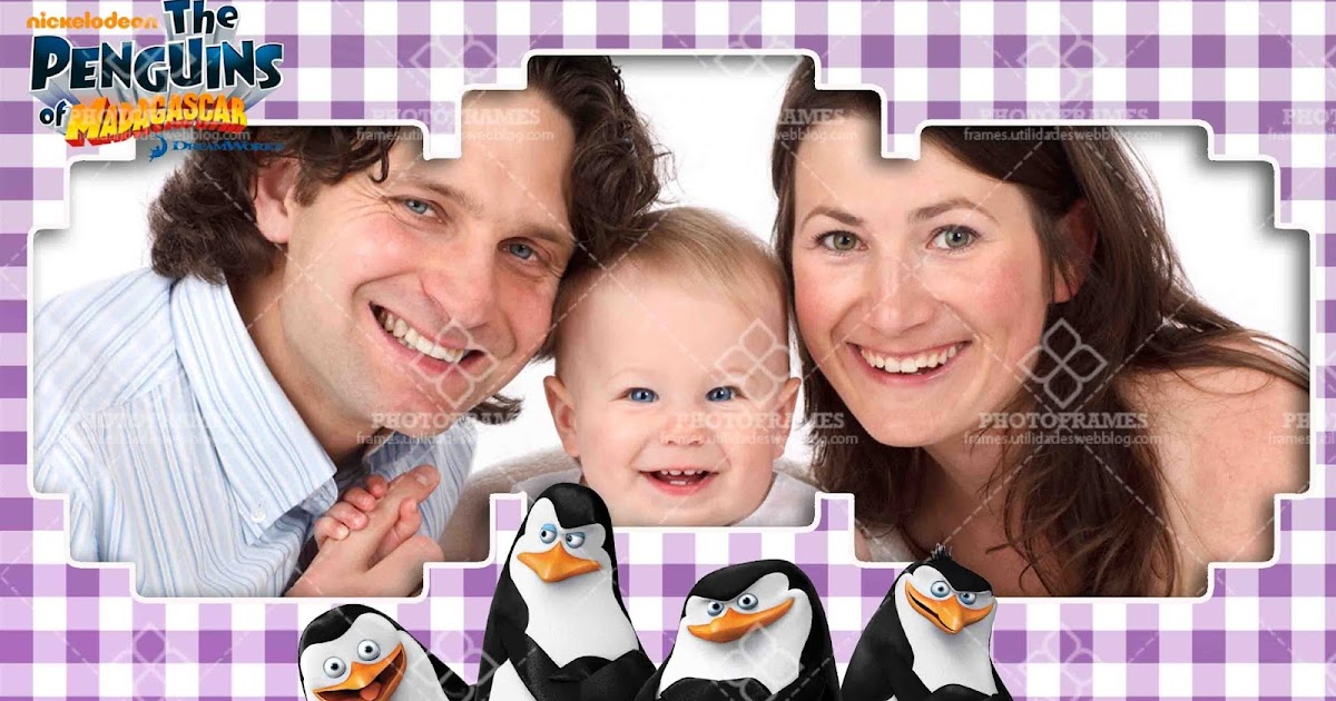 Marco para hacer fotomontajes infantiles con Los Pingüinos de ...