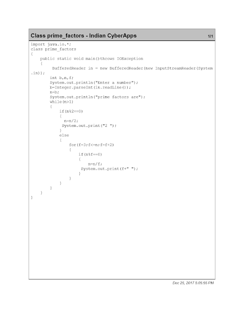 Hello Netizens On This Post I Am Going To Share Program In Java To