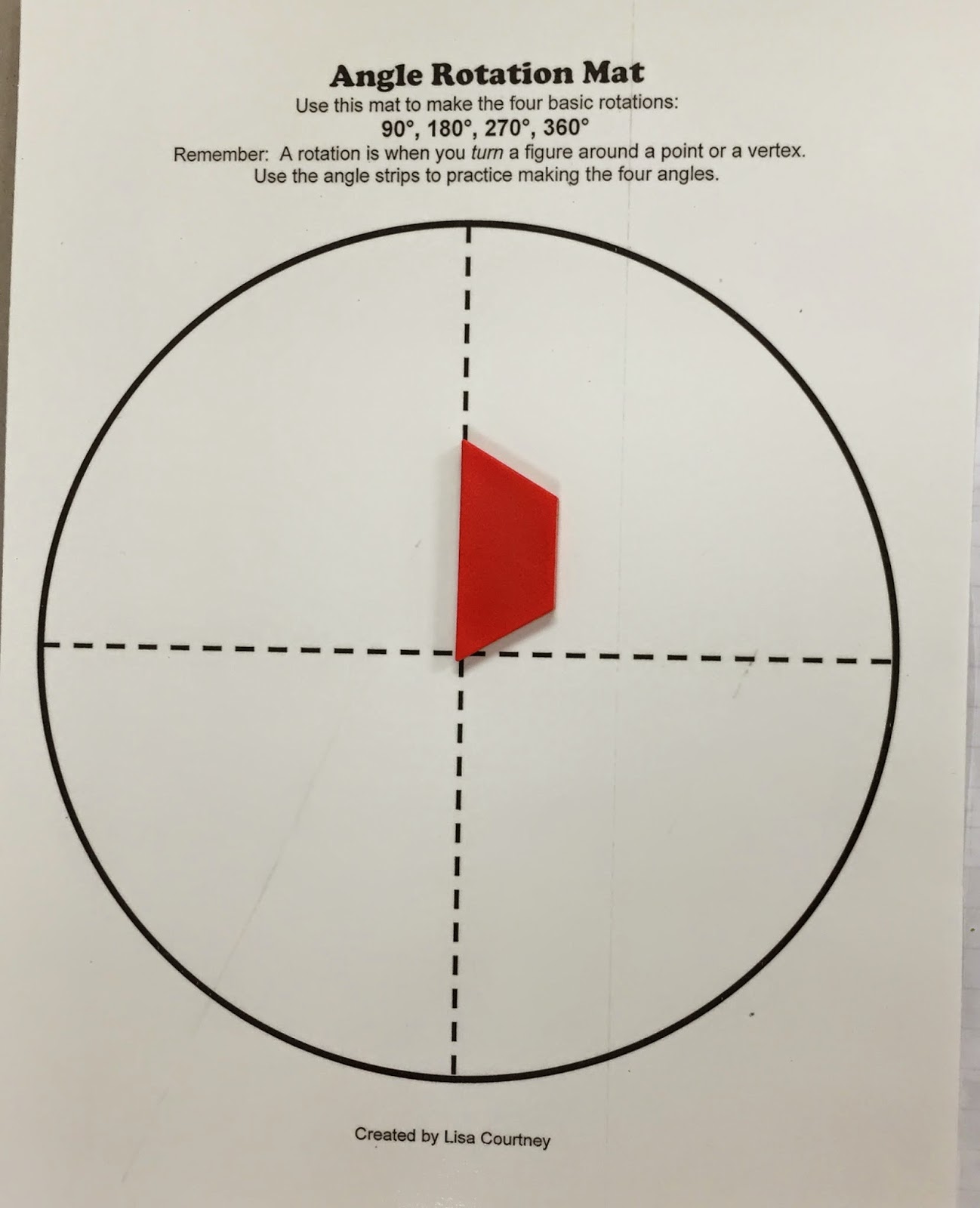 Mrs. C's Classroom: Rotational Turns of Angles