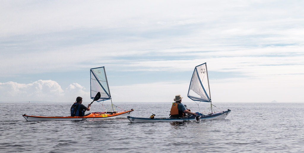 Sea kayaking with seakayakphoto.com: Flat Earth Kayak Sails Trade Wind ...