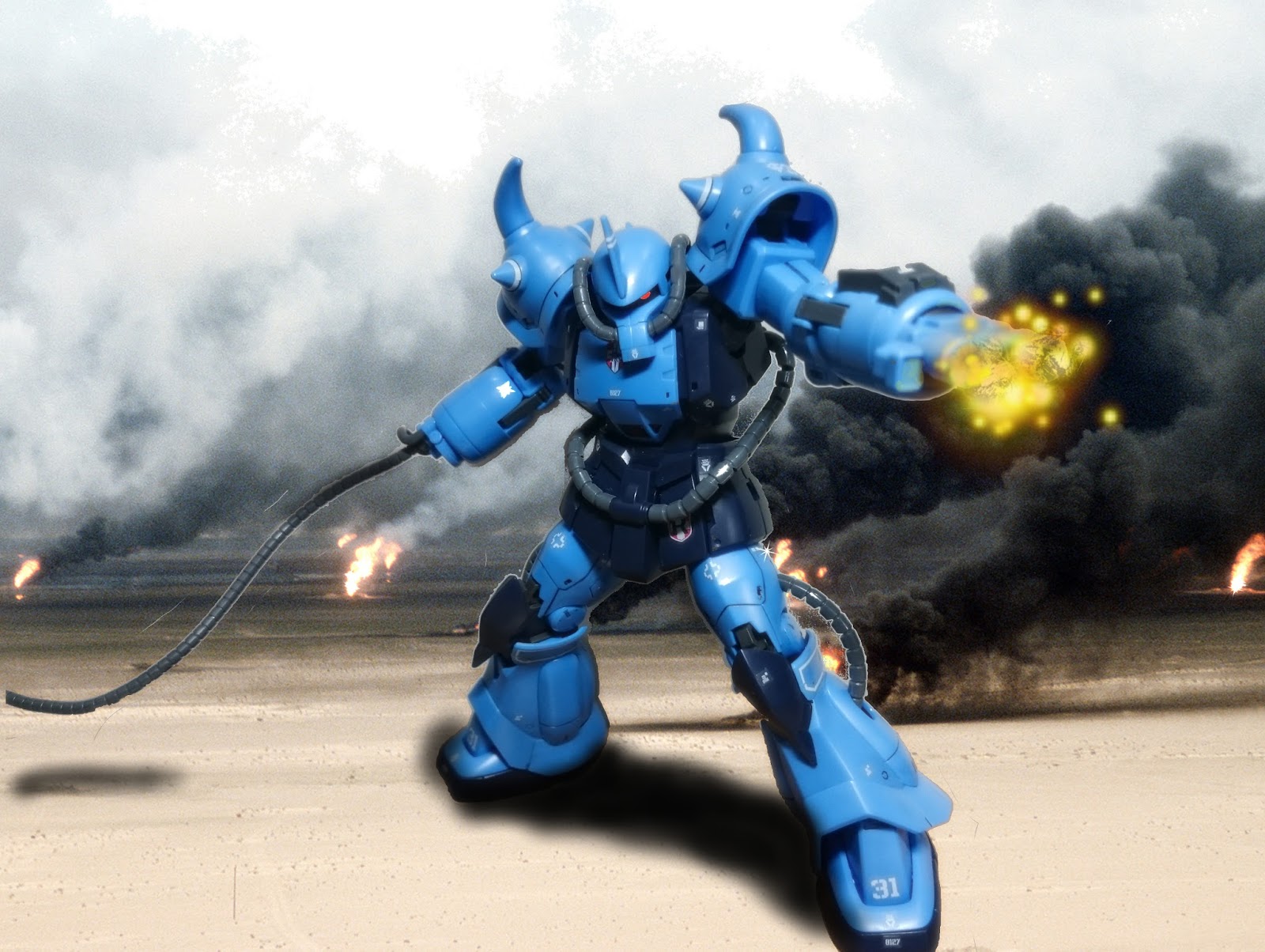 Elemental Cheese: Gunpla Review: HG Gouf Origin (Tactical Demonstration ...