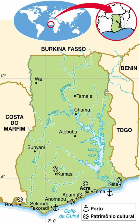 Gana | Aspectos Geográficos e Socioeconômicos de Gana