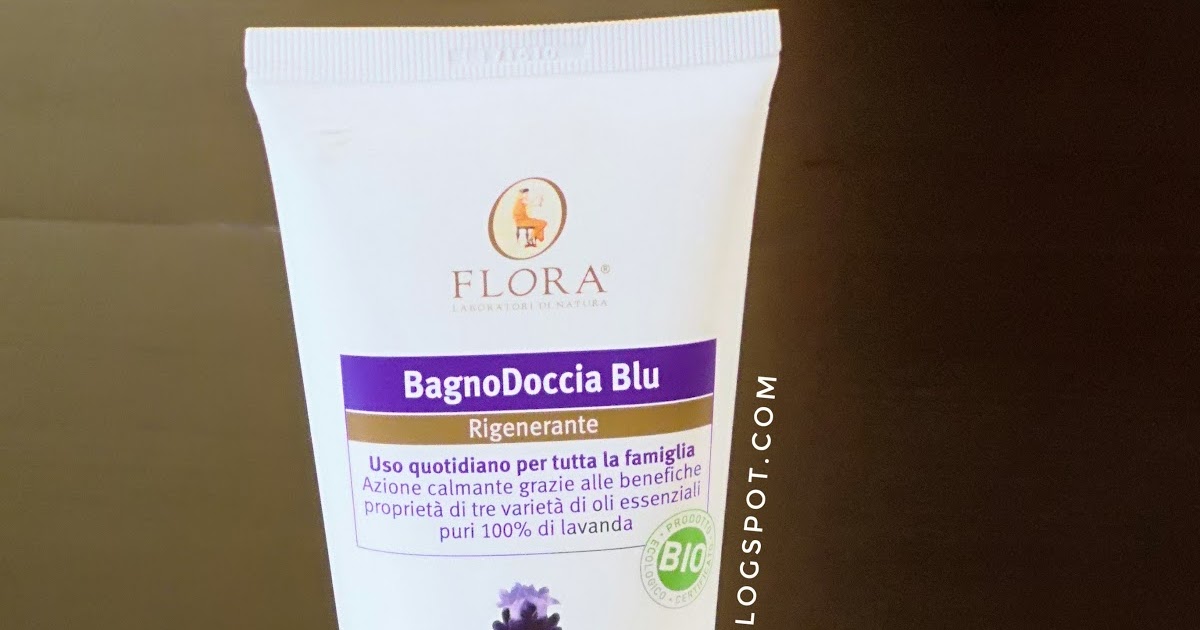 COSMESI NATURALE E BIOLOGICA: BAGNODOCCIA BLU RIGENERANTE DI FLORA