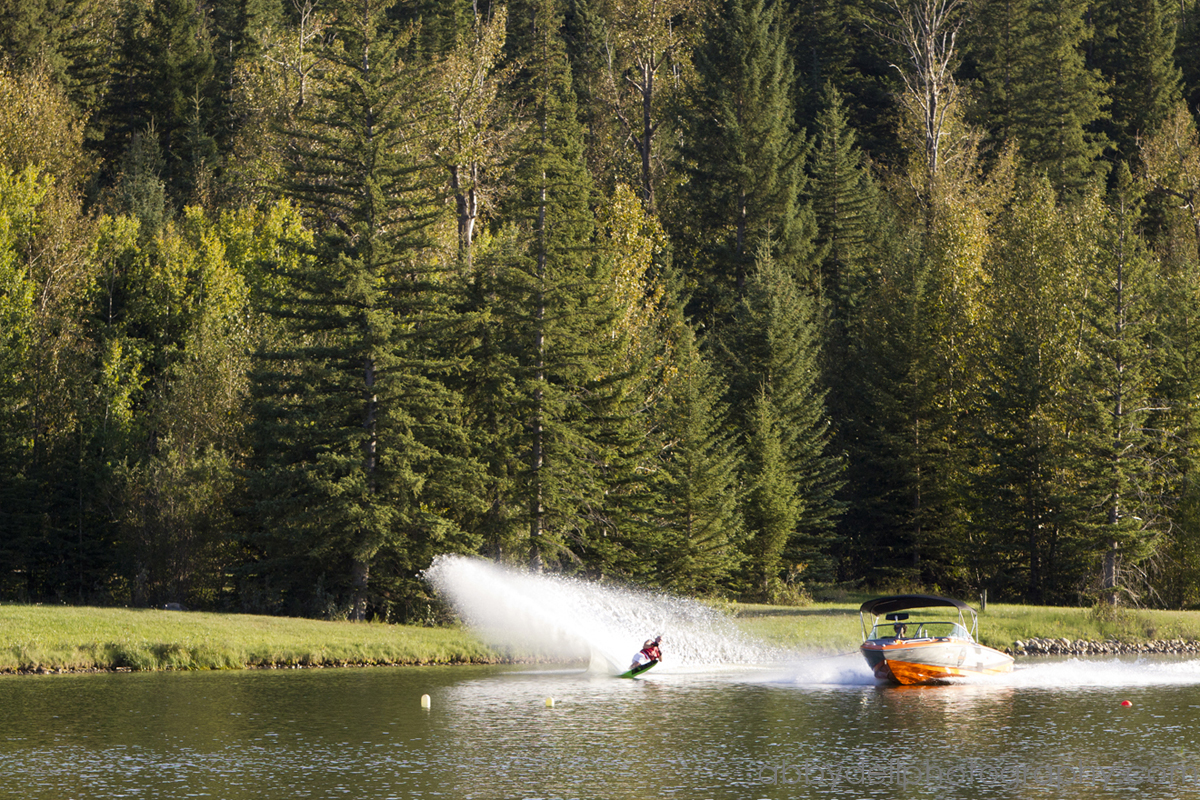 Slalom Skiing - Predator Bay Water Skiing Club | abbydell photography