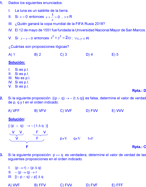 LOGICA MATEMATICA EJERCICIOS RESUELTOS PDF