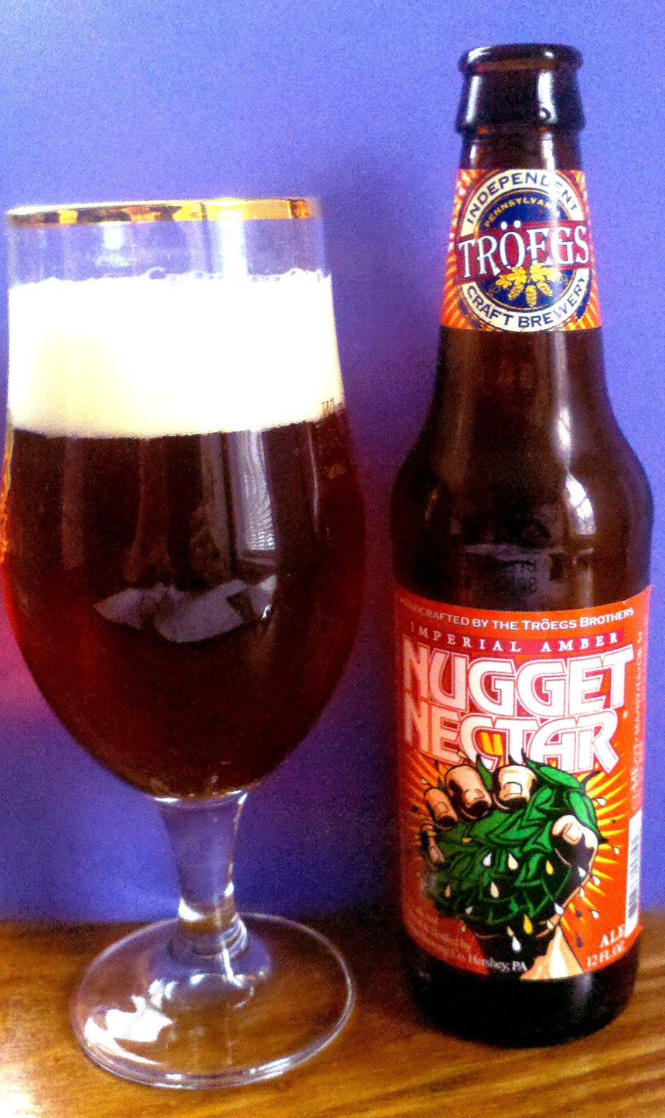 Here's to Hopping!: Troeg's Nugget Nectar