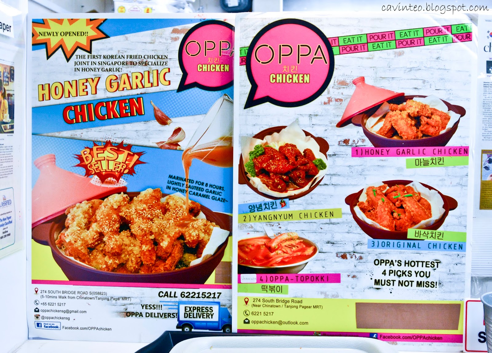 Entree Kibbles: OPPA Chicken - Honey Garlic @ Ang Mo Kio Broadway ...