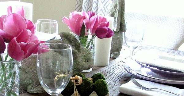Simple Table Decorations for Spring | Rustic & Refined