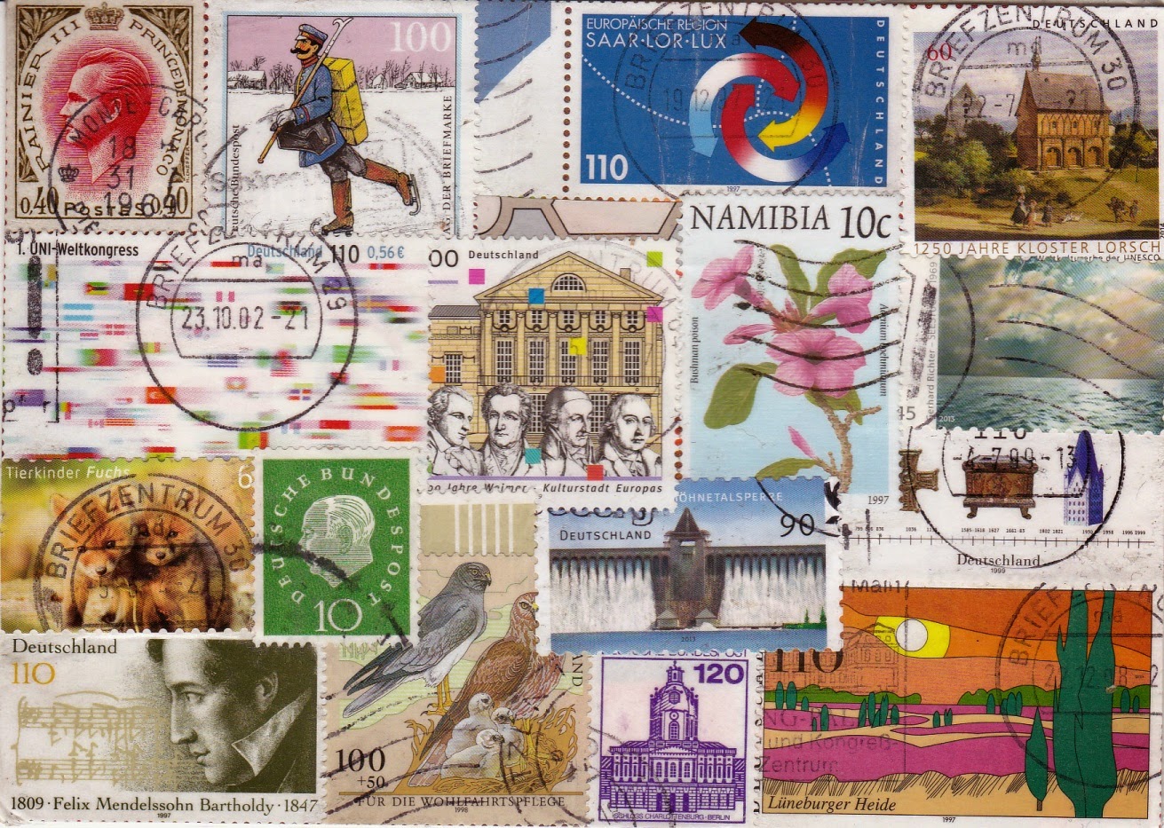 Carol PostCrossing Journey: Postcards Stamps!